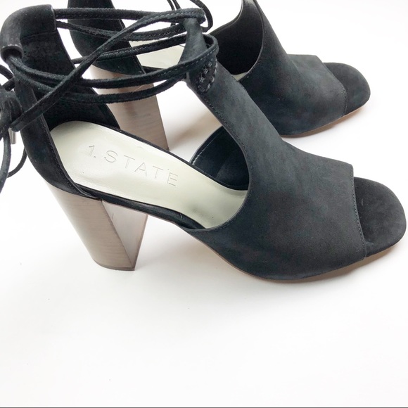 1. State | Shoes | State Tilya Bootie Profile Sandal Block Heel | Poshmark